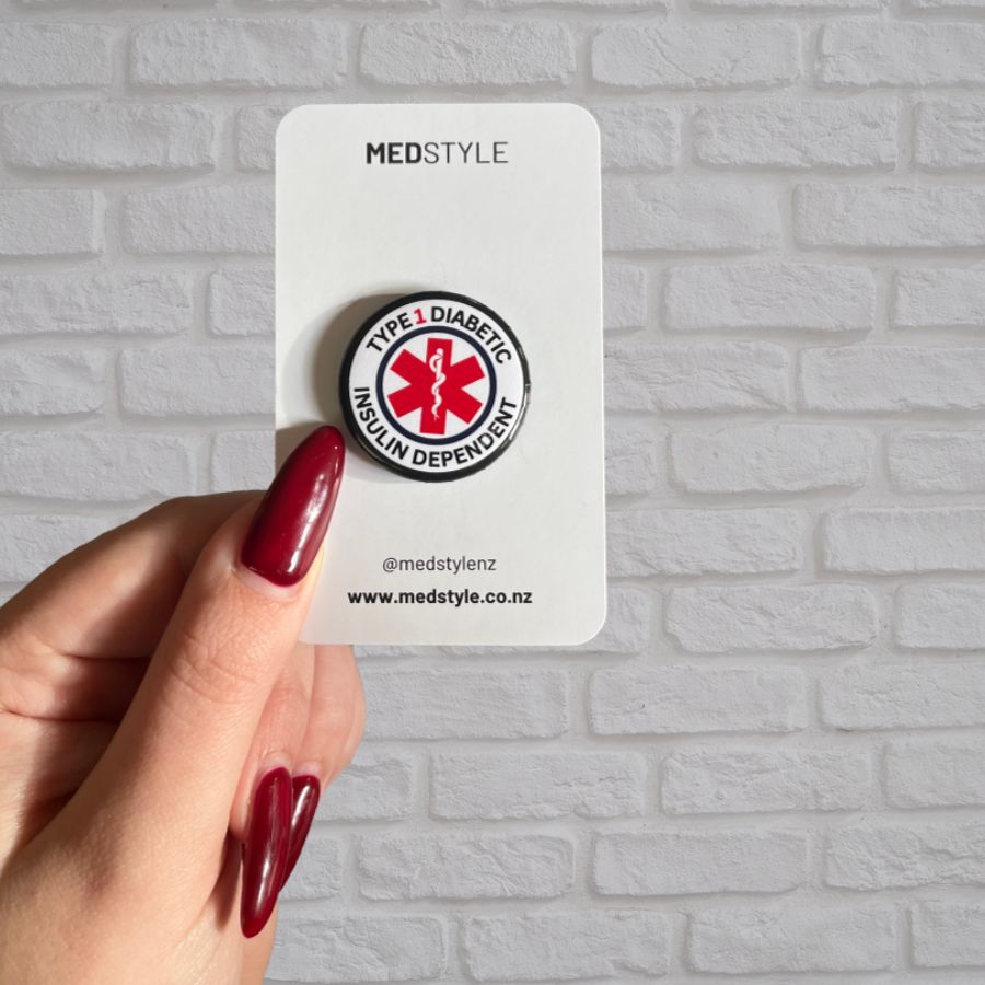 Type One Diabetic Button Badge – MedStyle