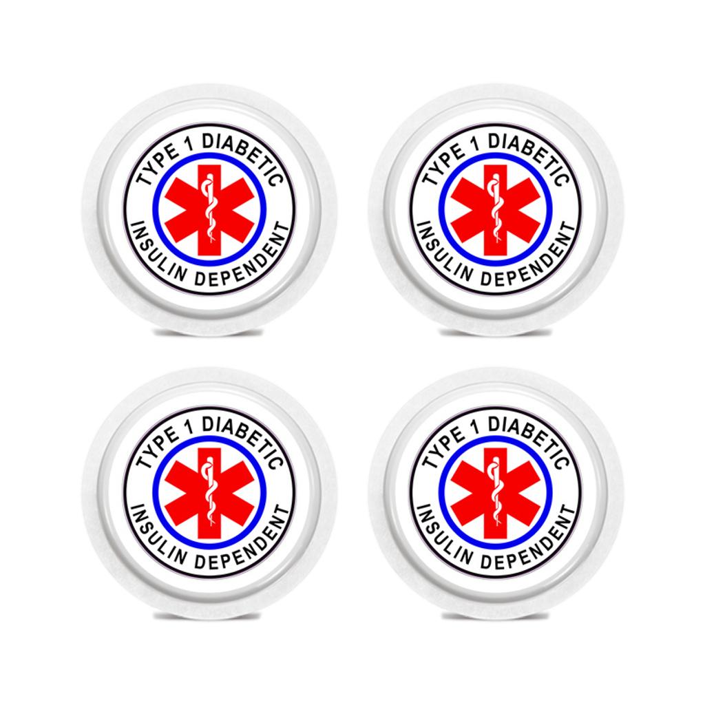 Freestyle Libre Sensor Decal x4 - Medic Alert Type 1 Diabetic Insulin ...